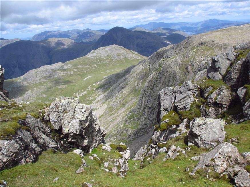 Scafell and Slight Side • Walking the Cumbrian Mountains